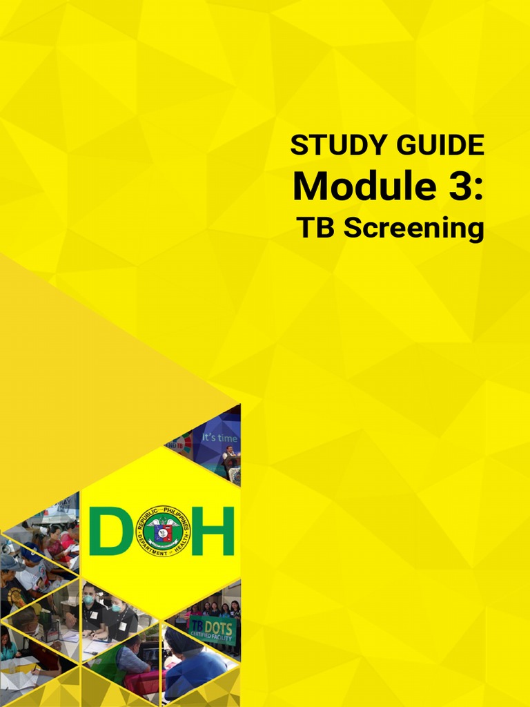 Module 3. Study Guide | PDF | Tuberculosis | Screening (Medicine)