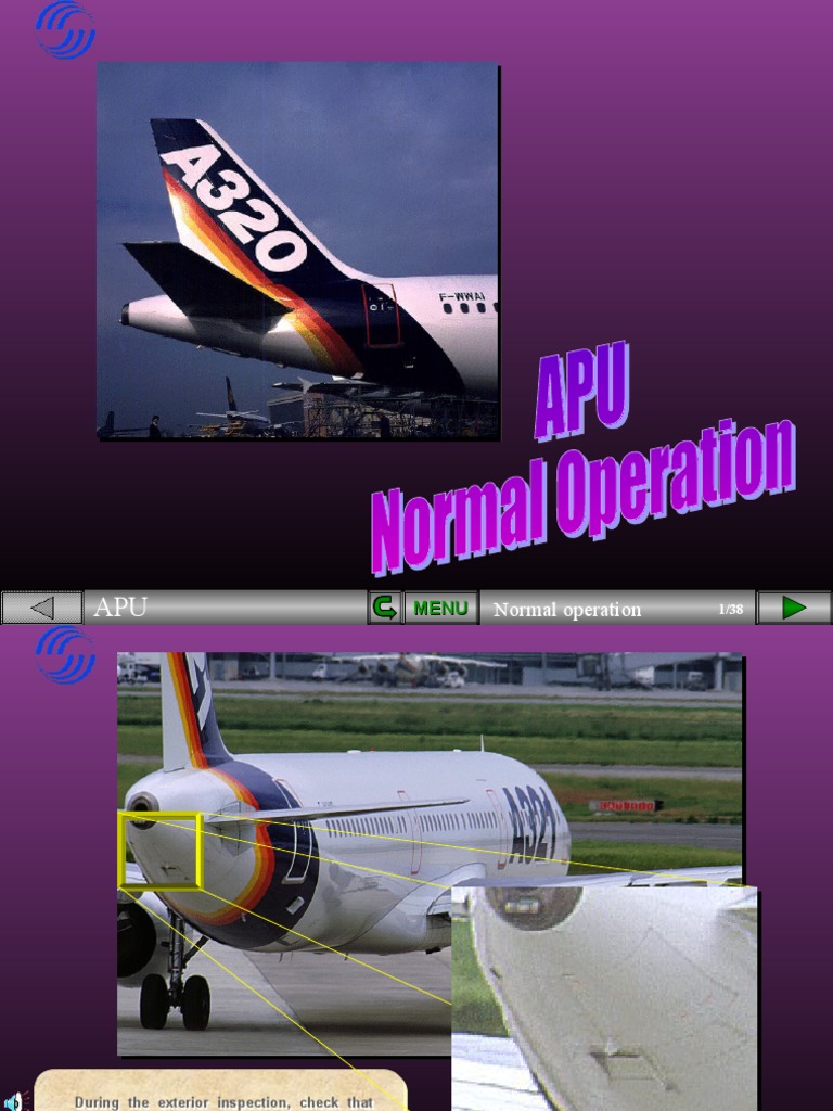 APU Normal Operation | PDF | Transport | Vehicle Technology