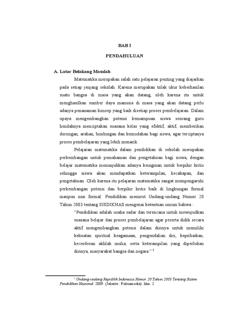 Bab 1 Skripsi | PDF