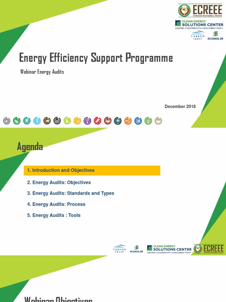 1st Webinar - Energy Audits | PDF | Audit | Performance Indicator
