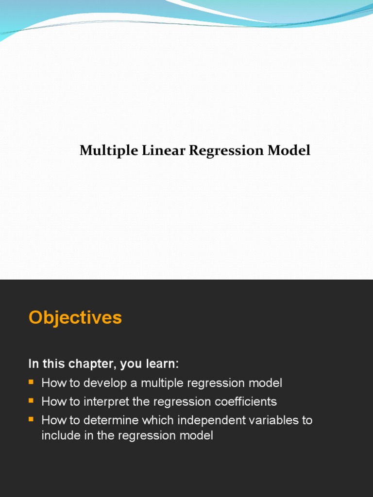 Ch13 Multiple Regres | PDF | Linear Regression | Regression Analysis