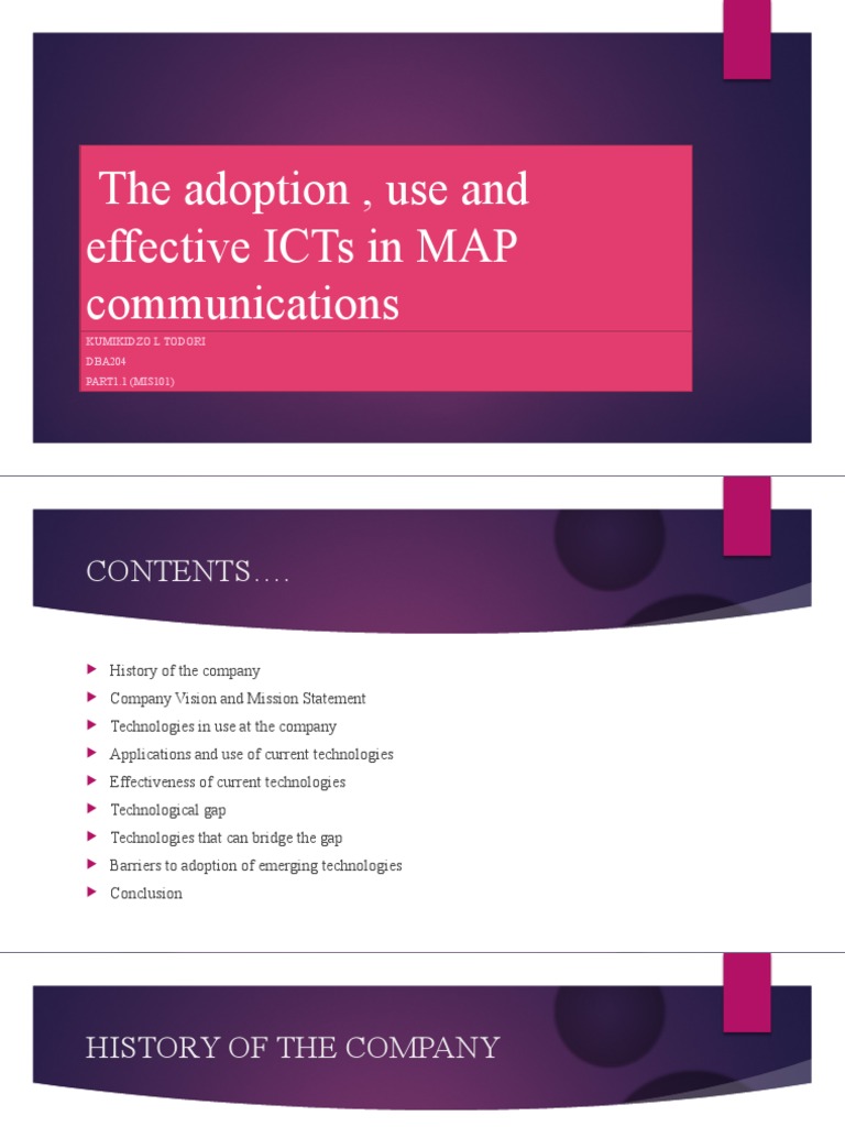 The Adoption, Use and Effective ICTs | PDF | Computers
