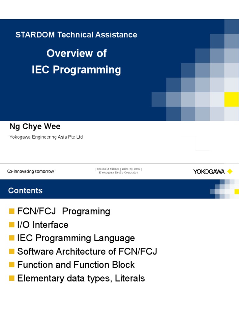 01 Cp Training Stardom Overview Of Iec Programming Pdf Boolean