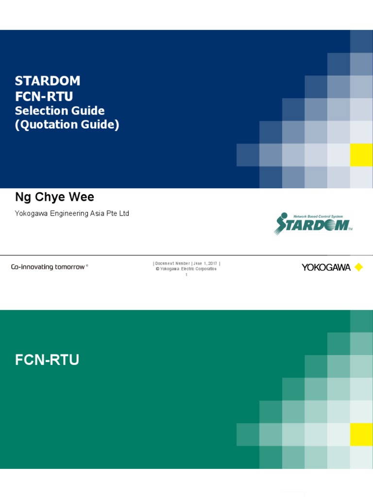 00) CP Training-STARDOM-FCN-RTU Selection Guide | Download Free PDF | Computer Hardware ...