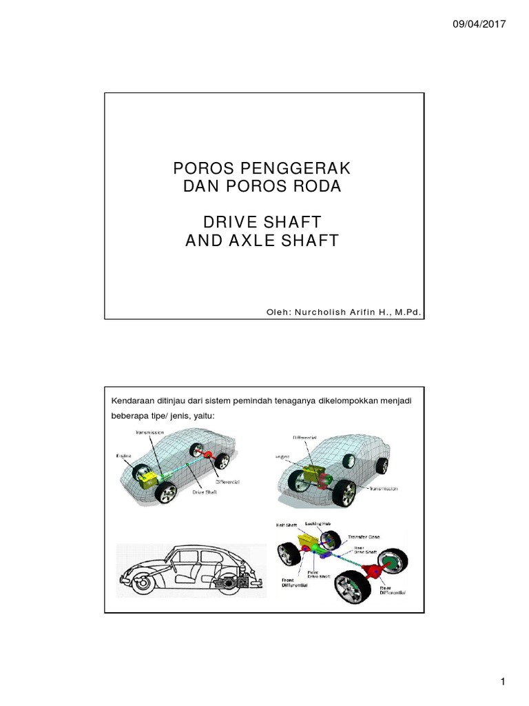 Drive Shaft and Axle Shaft PDF | PDF