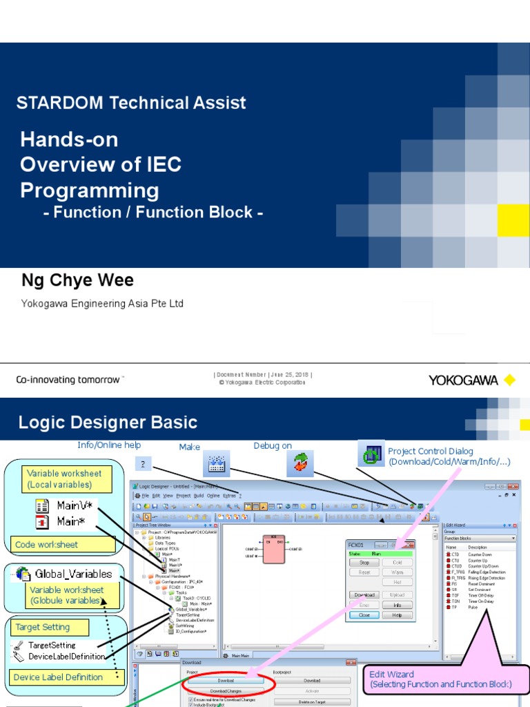 02) CP Training-STARDOM-Overview of IEC - Programming - FuFb (With Hands-On) | PDF | Double ...