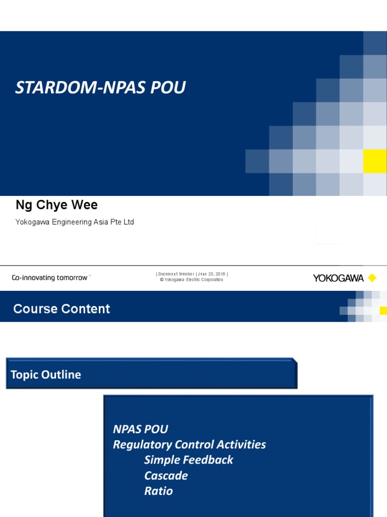01) CP Training-STARDOM-NPAS POU | PDF | Parameter (Computer ...