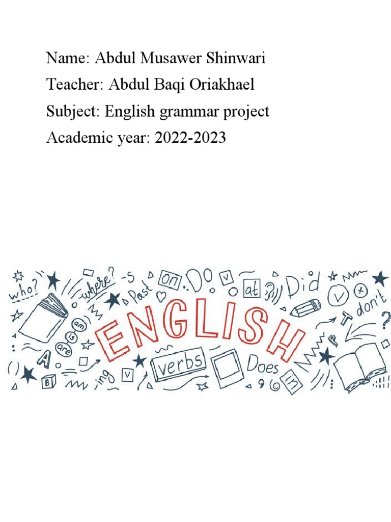 English Project | PDF | Verb | Clause