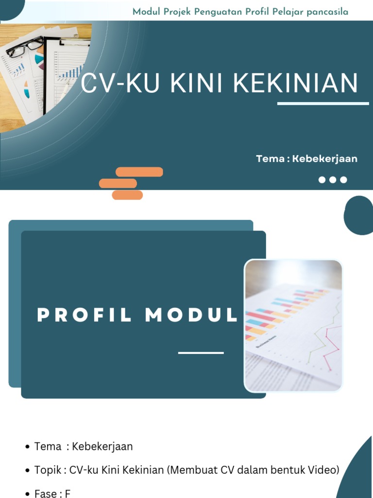 Modul Projek - CV-ku Kini Kekinian - Fase F | PDF