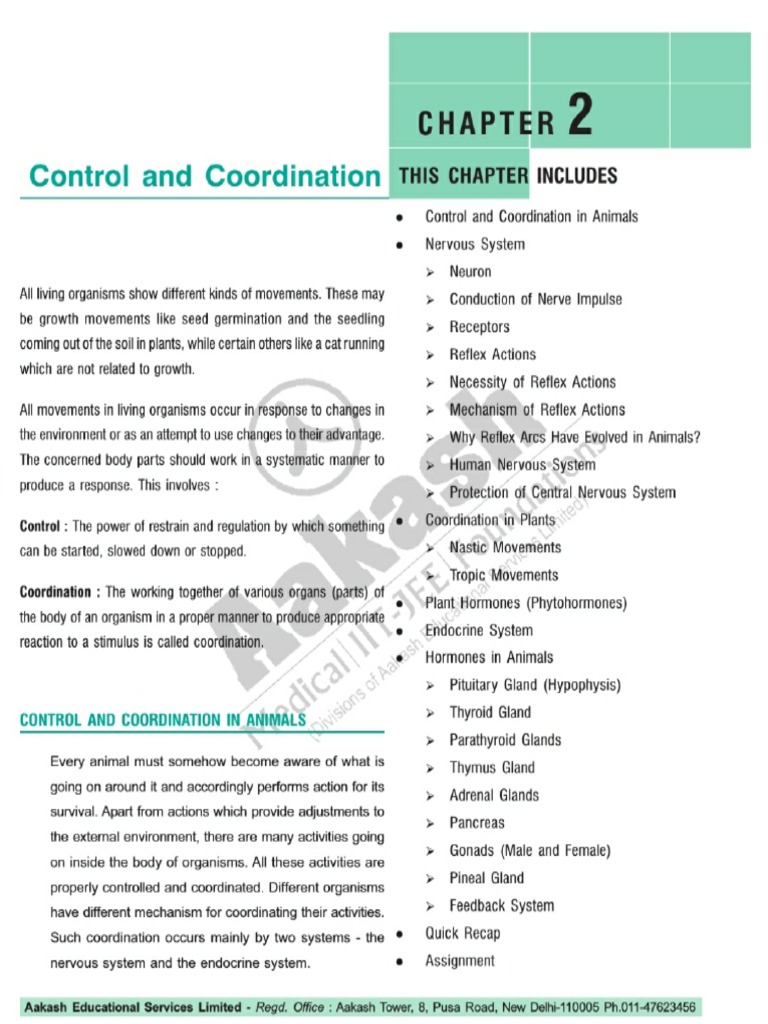 Aakash Control and Coordination | PDF
