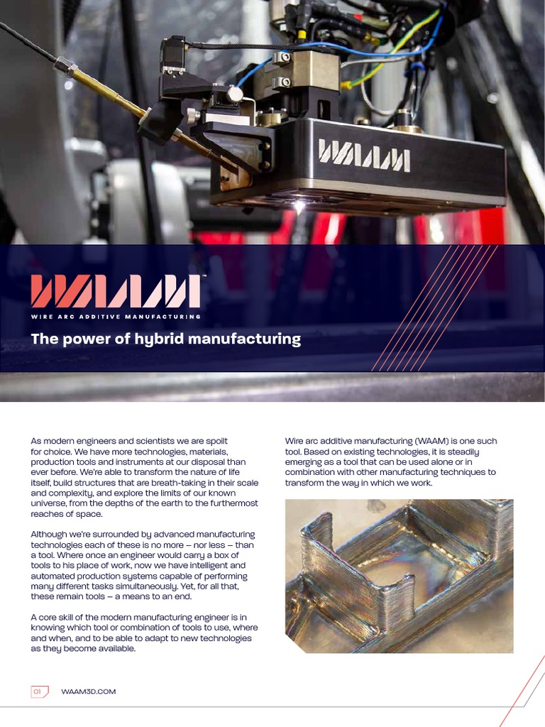 WAAM | PDF | 3 D Printing | Metals