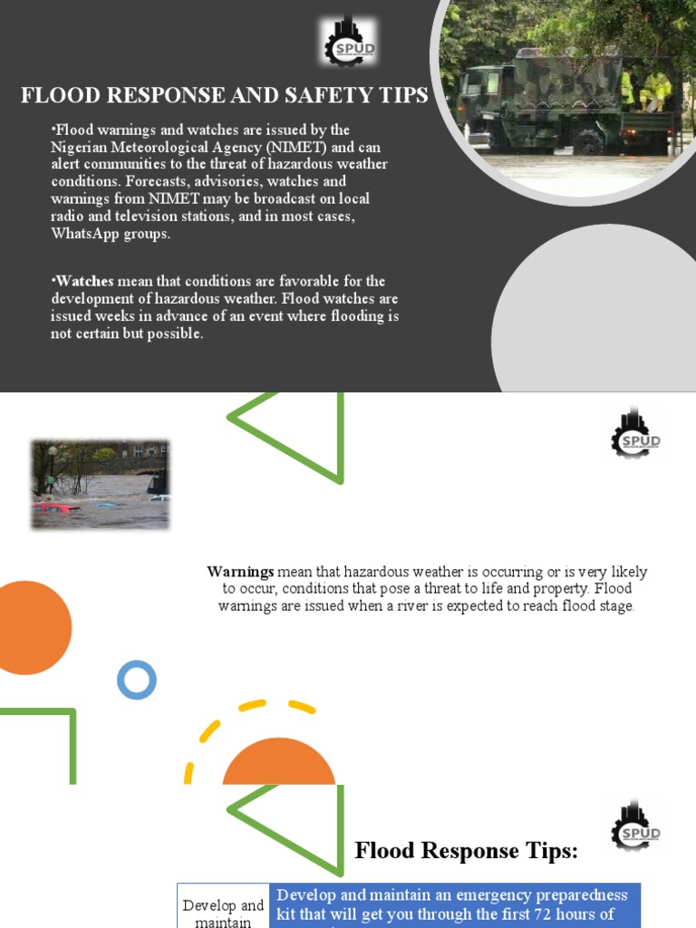 Flood Response and Safety Tips - Sample | PDF | Flood