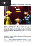 IPL 2023 Schedule Excel | PDF | Summer Sports | Cricket