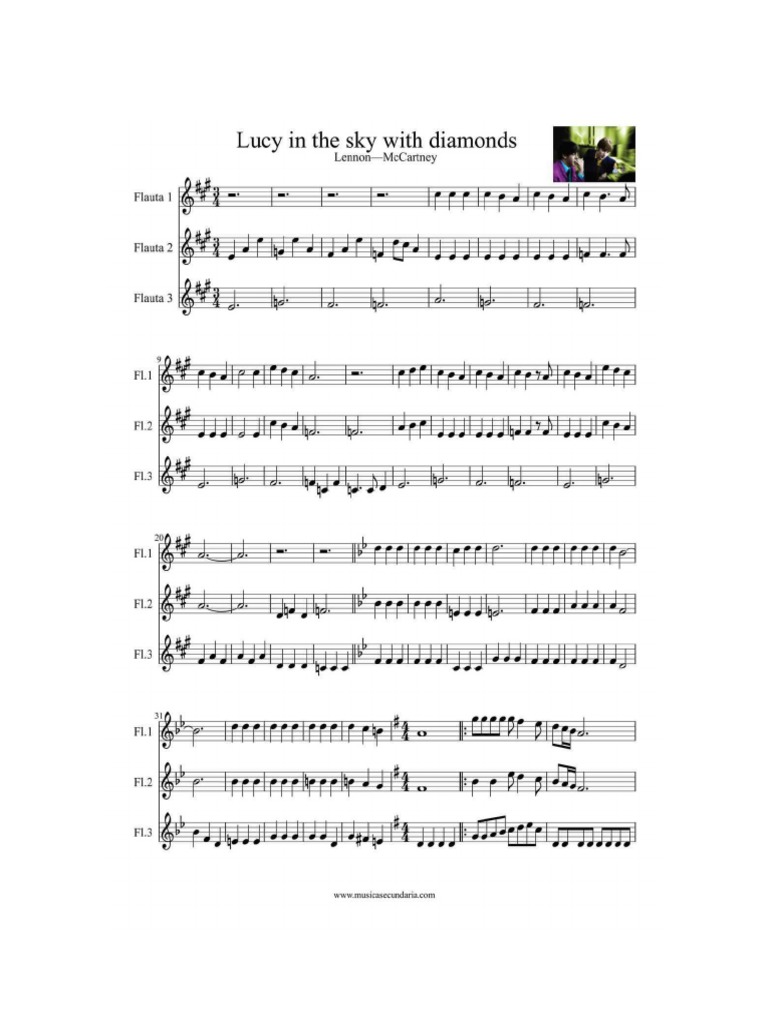Partitura Lucy | PDF
