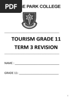 Grade 11 Tourism Remote Learning Guide | PDF | Bus | Airport