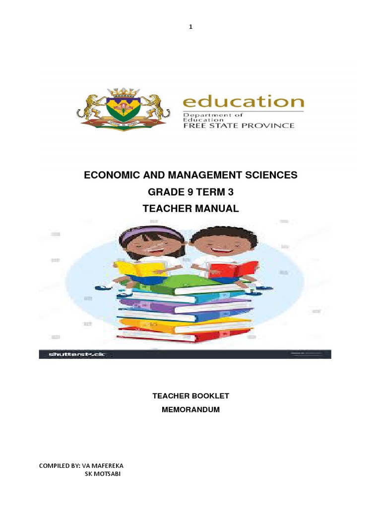 Term 3 EMS Teacher Manual | PDF | Debits And Credits | Business Plan