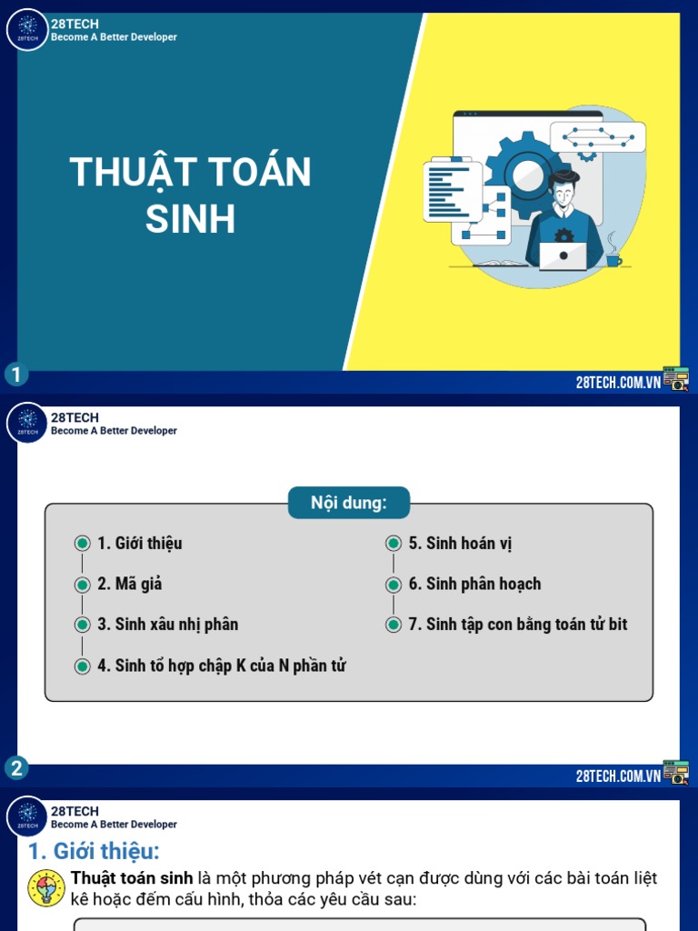 Thuật Toán Sinh | PDF