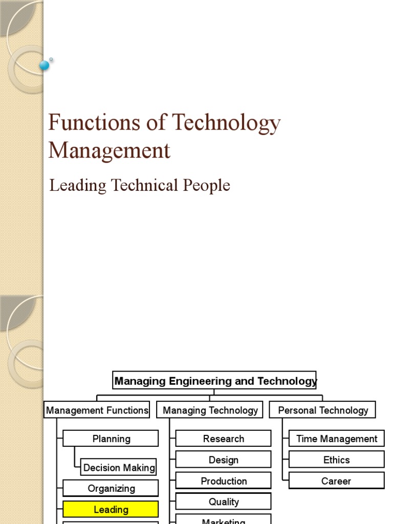 Leadership and Management in Technology | PDF | Leadership | Motivational