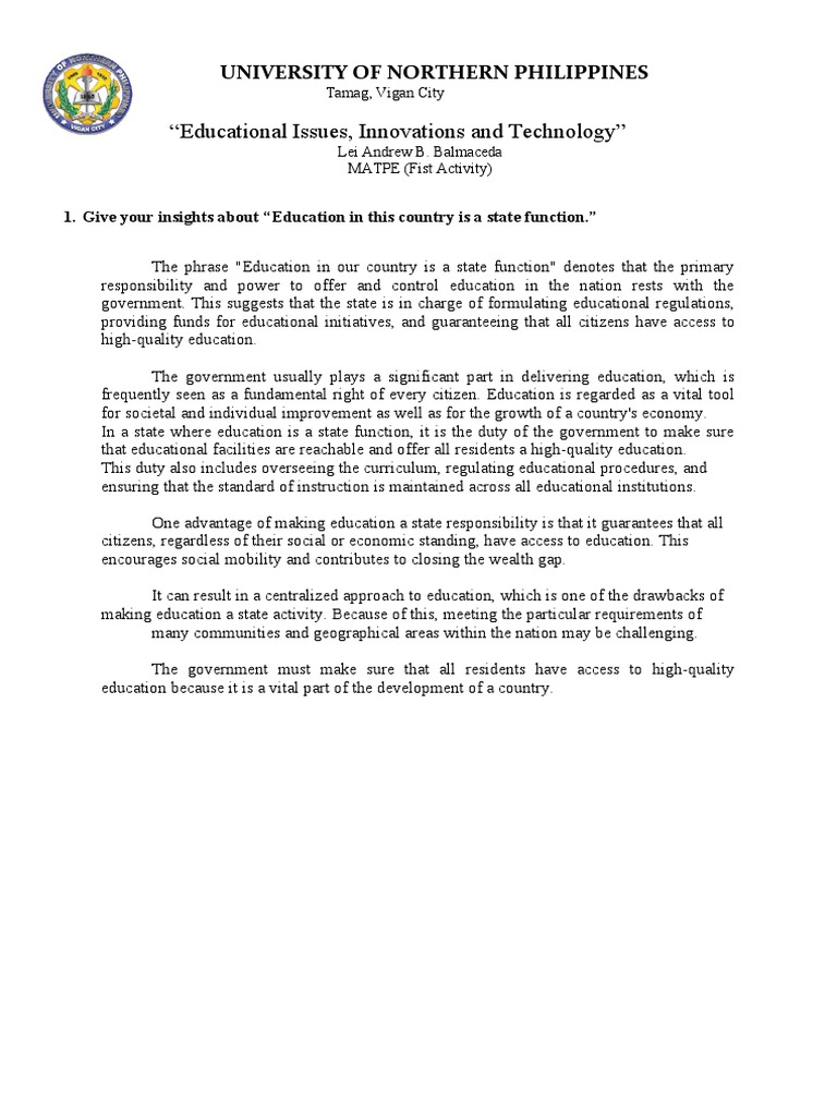 University Of Northern Philippines Download Free Pdf Teachers