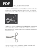 NSD Instruments for Delivery Procedures | PDF