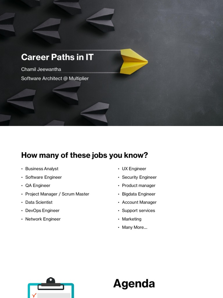 Career Paths in IT | PDF | Quality Assurance | Systems Science Career Paths in IT | PDF | Quality Assurance | Systems Science