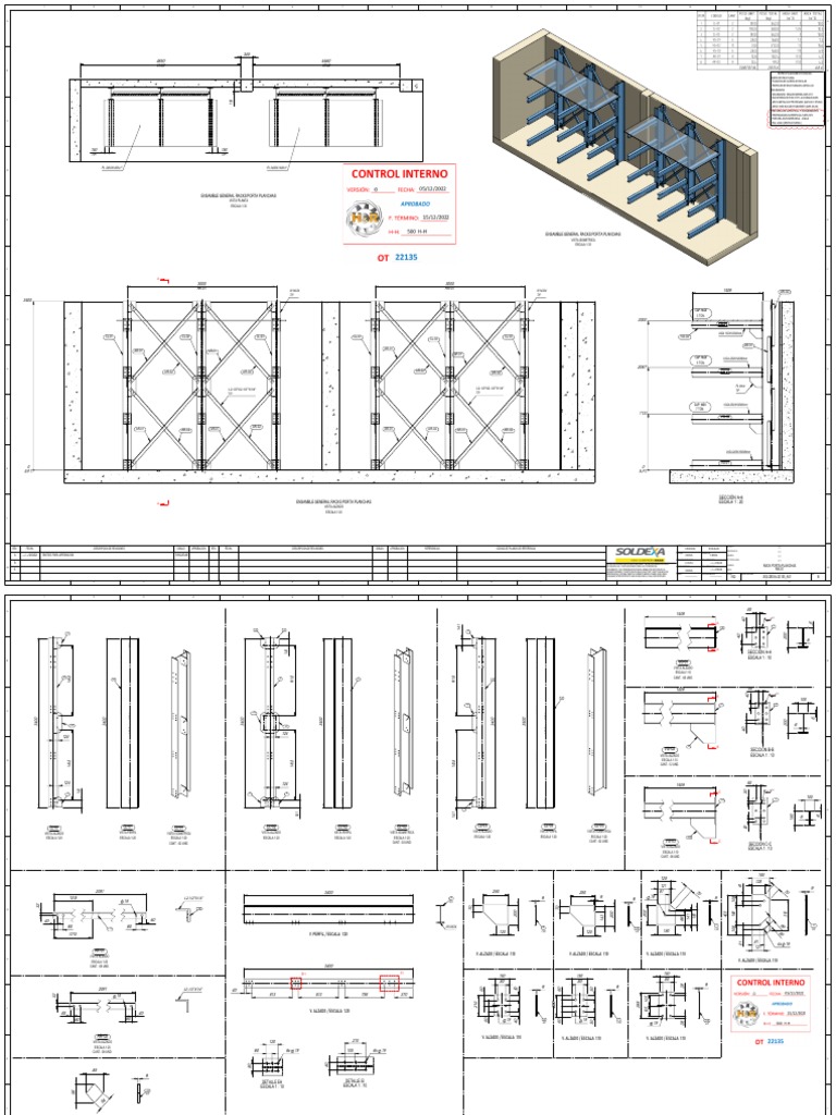 Rack Aprobado | PDF | Acero | Ingeniería mecánica