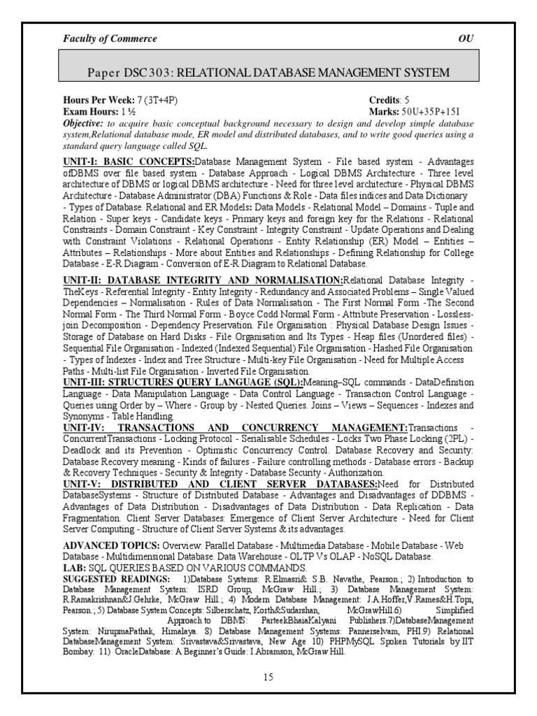 RDBMS | Download Free PDF | Relational Database | Databases