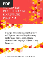 A. P Mga Antas Panlipunanan NG Mga Sinaunang Filipino | PDF