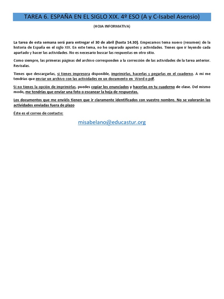 GH Tarea6 4eso Gruposayc | PDF | Guerra peninsular | Comunismo