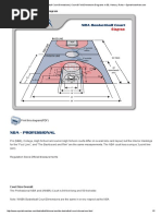 Basketball Court Dimensions in Meters | PDF