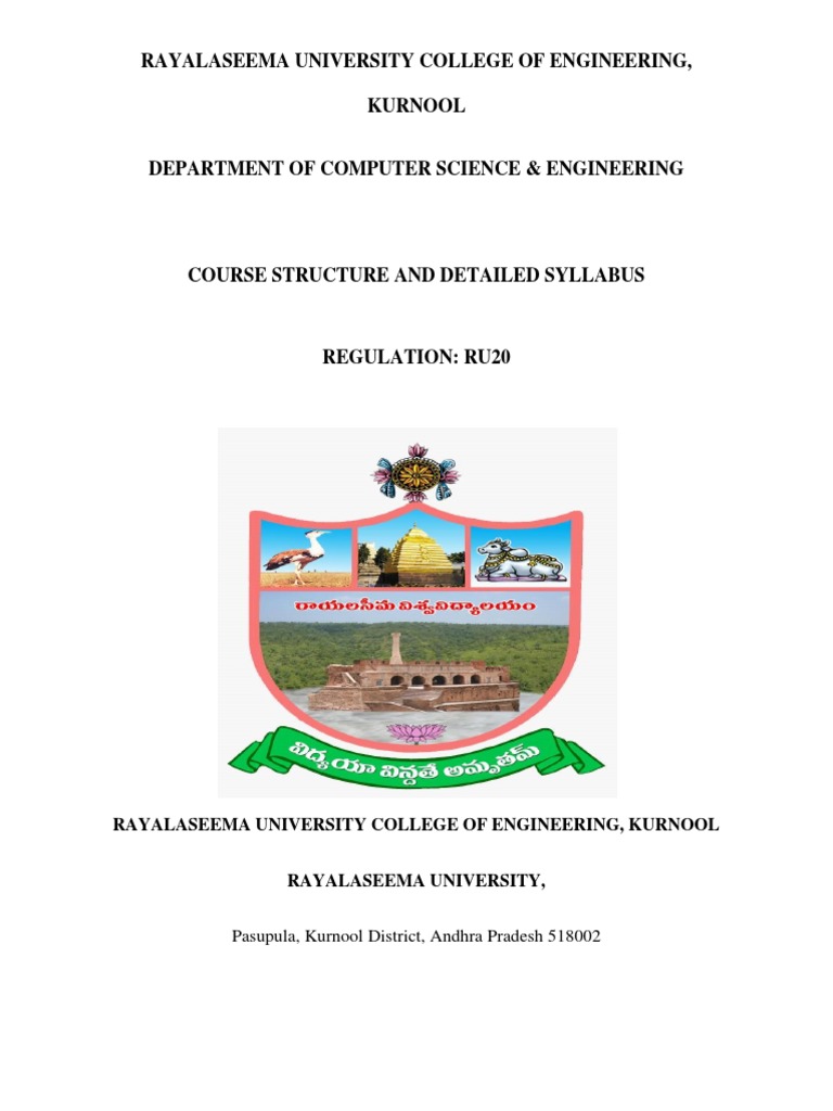 Ruce - B.tech - Ru20 - Vi Semester - Syllabus | PDF | Parsing | Machine Learning
