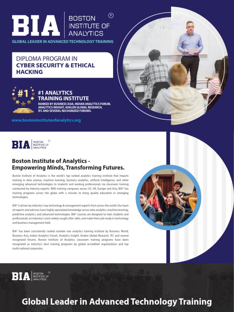 BIA Cyber Security Detailed Brochure - Andheri | PDF | Computer Network ...