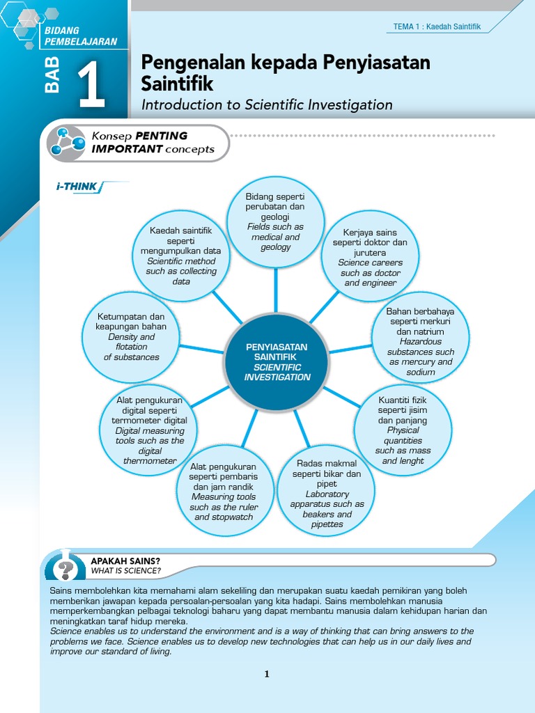 Sains T1 Bab 1 Pdf Metrology Physical Sciences