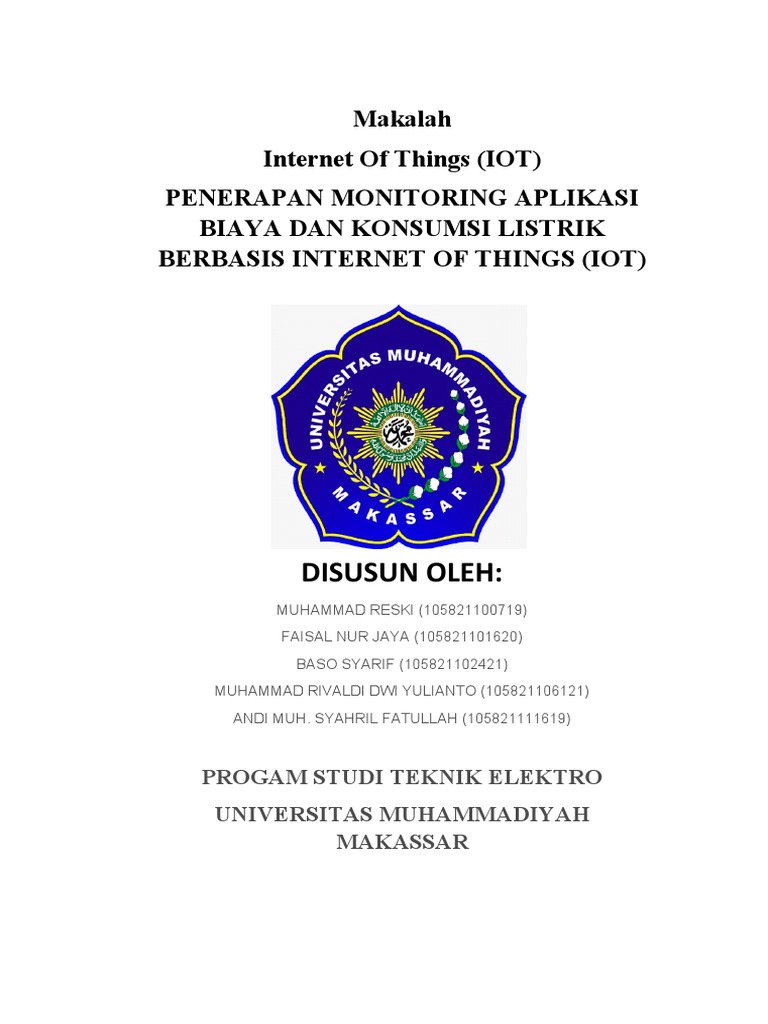 Monitoring Biaya Listrik dengan IoT | PDF | Komputer