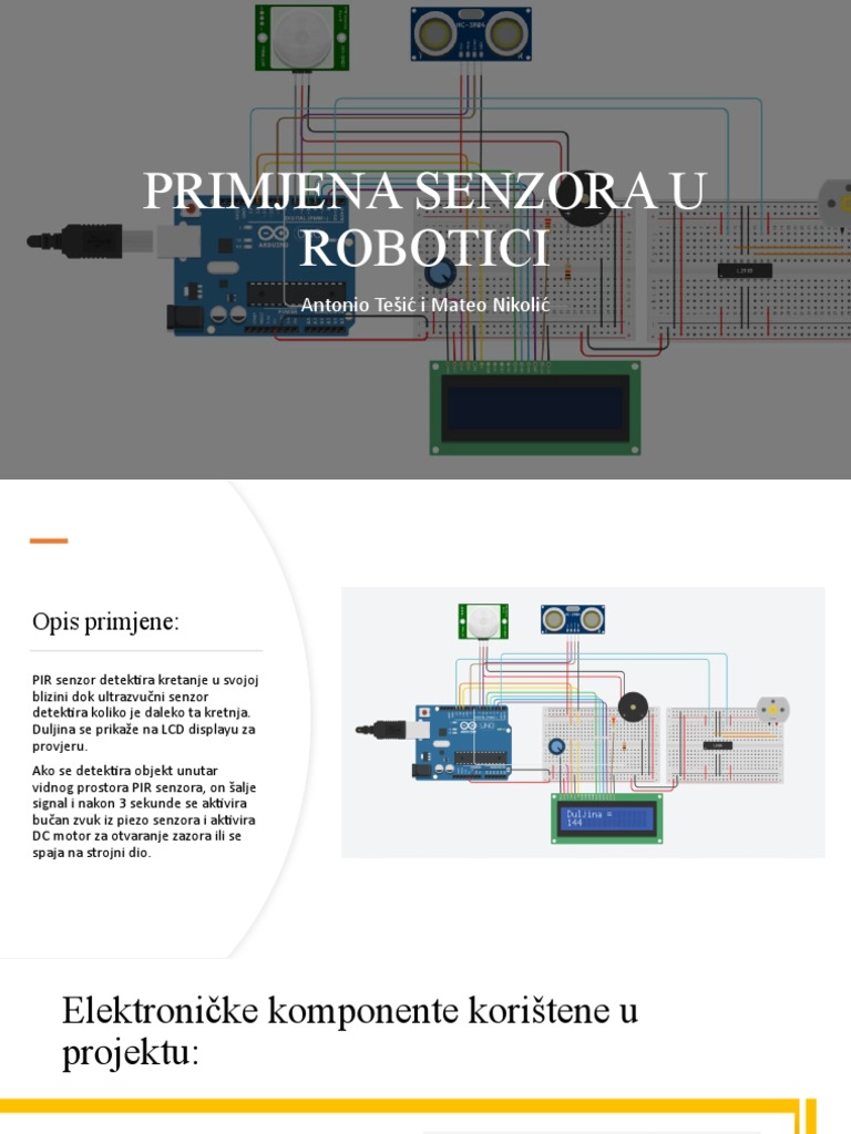 Primjena Senzora U Robotici | PDF