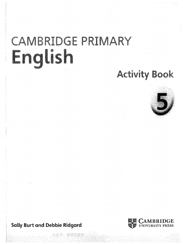 Cambridge Primary English Activity Book 5（扫描版） | PDF