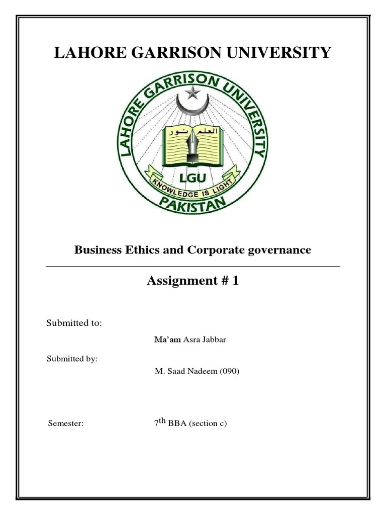 Business Ethics Assignment Pdf Salary Business