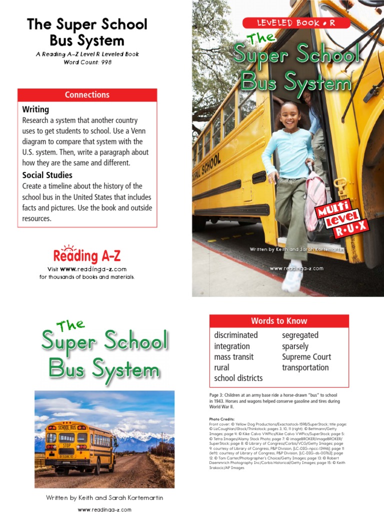 The Super School Bus System Overview | PDF | School Bus | Bus