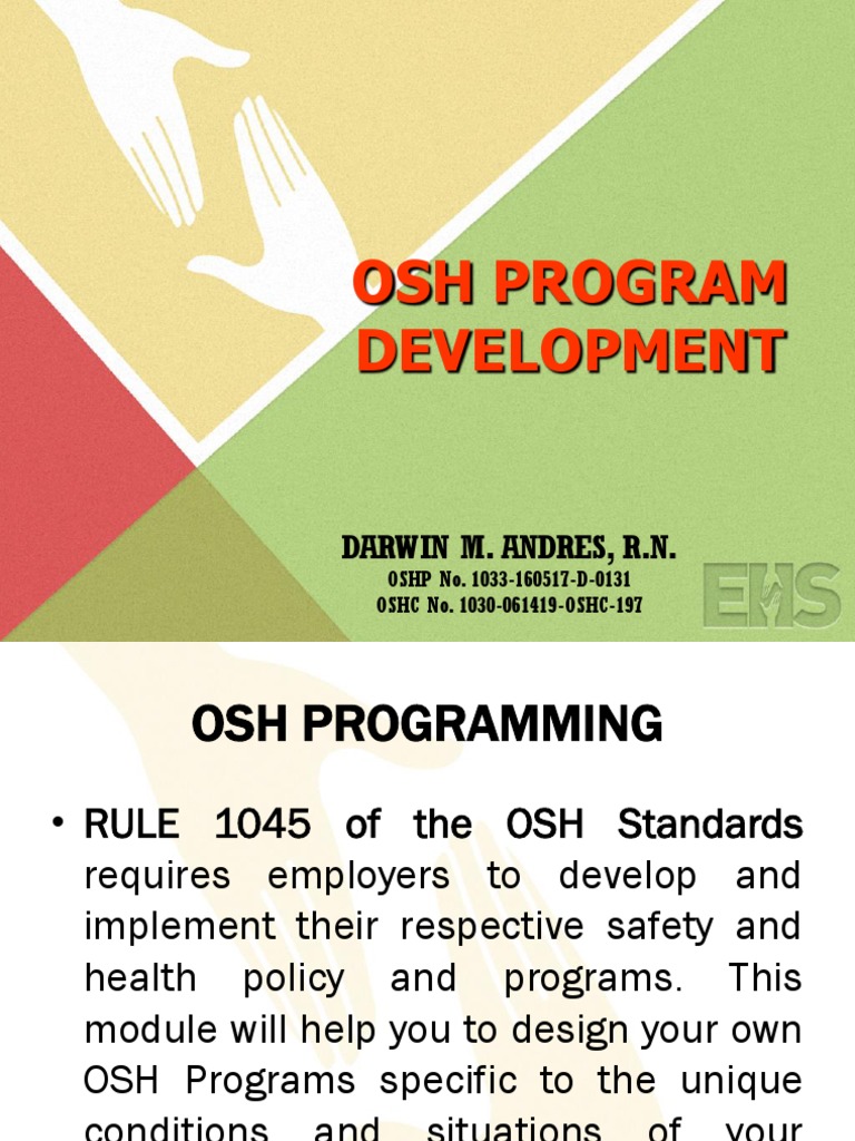 OSH Program Development | PDF | Occupational Safety And Health ...