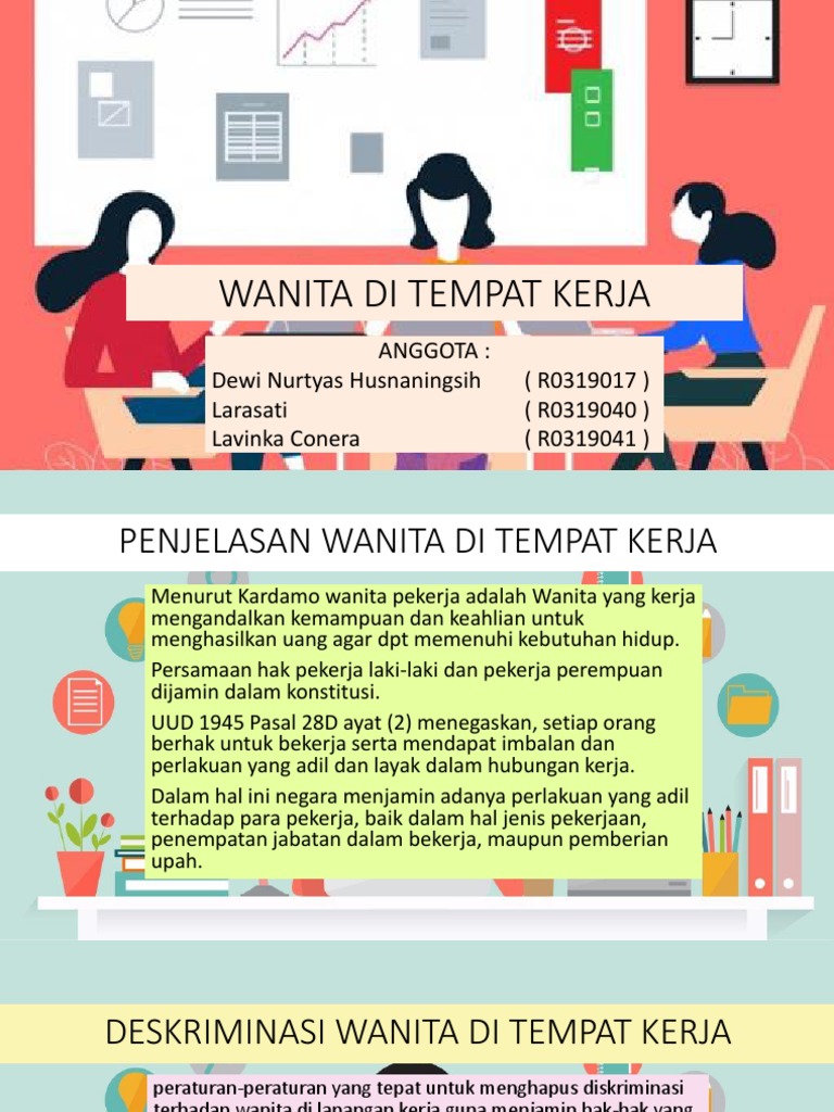 Kel 9 Wanita Di Tempat Kerja | PDF | Ilmu Sosial | Pengembangan Diri