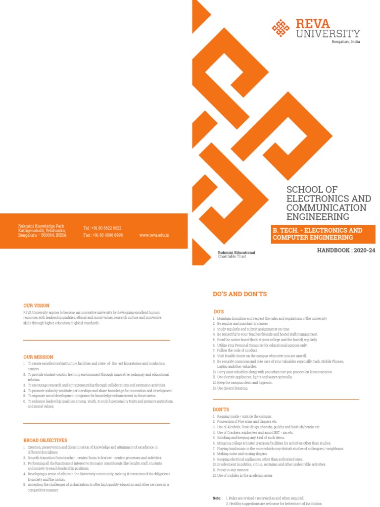 School of Electronics and Communication Engineering | PDF | Engineering | Computer Engineering