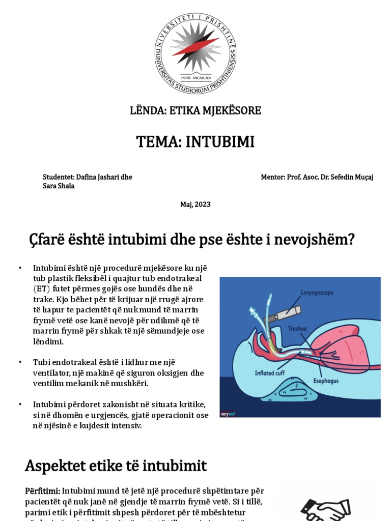 Intubimi - Etike Mjekesore | PDF