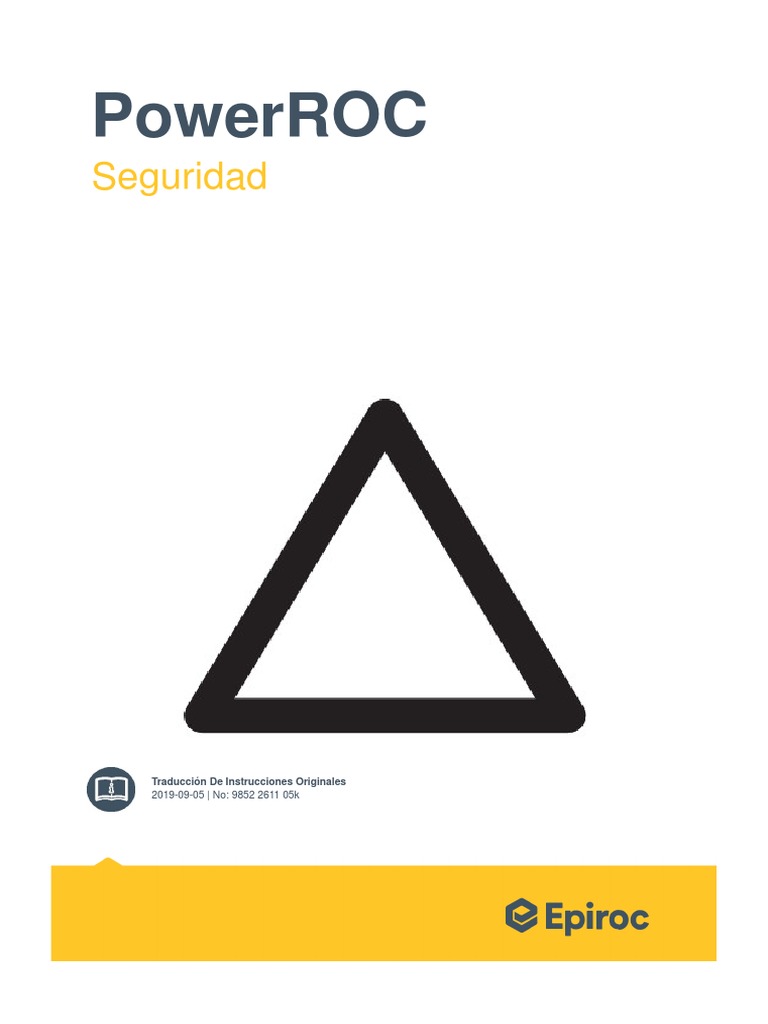 9852 2611 05k PowerROC Safety Manual | PDF | Presión | Ciencias fisicas