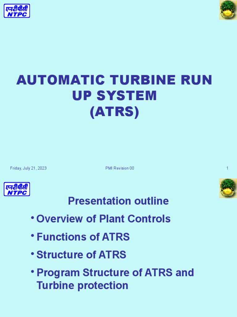 Automatic Turbine Run Up System | PDF | Automation | Relay