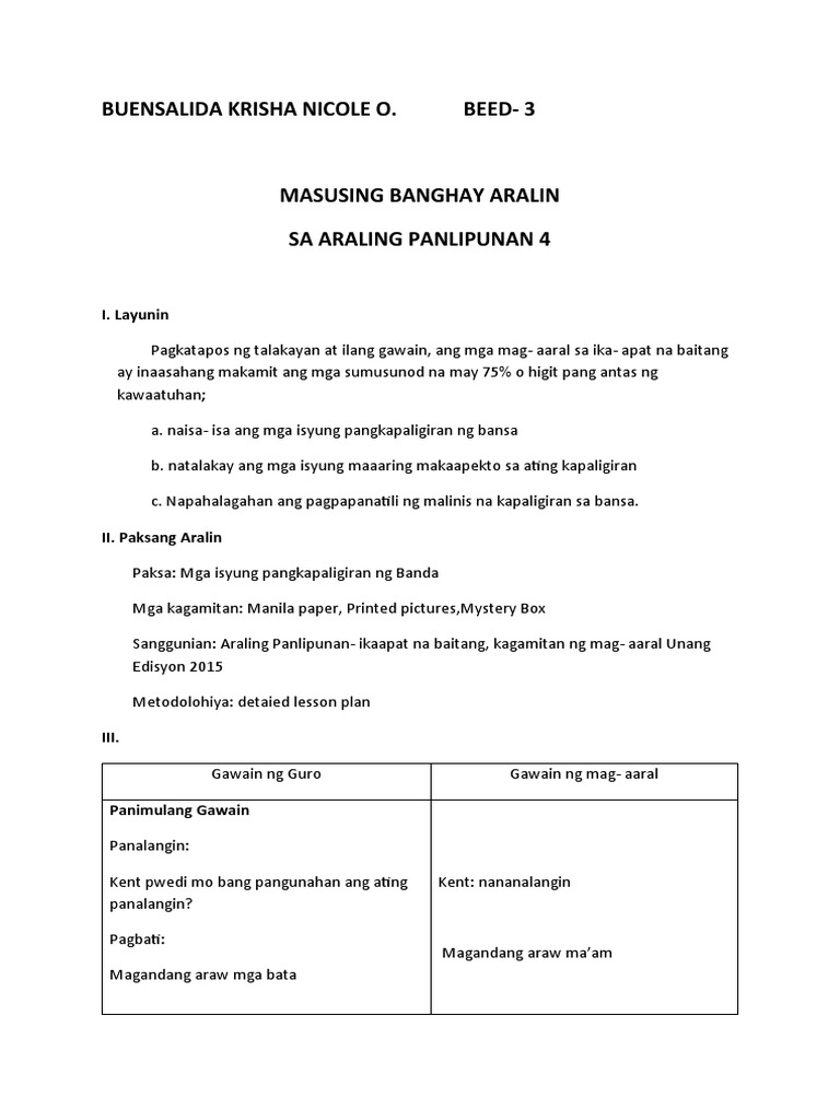 Lesson Plan Final | PDF Lesson Plan Final | PDF