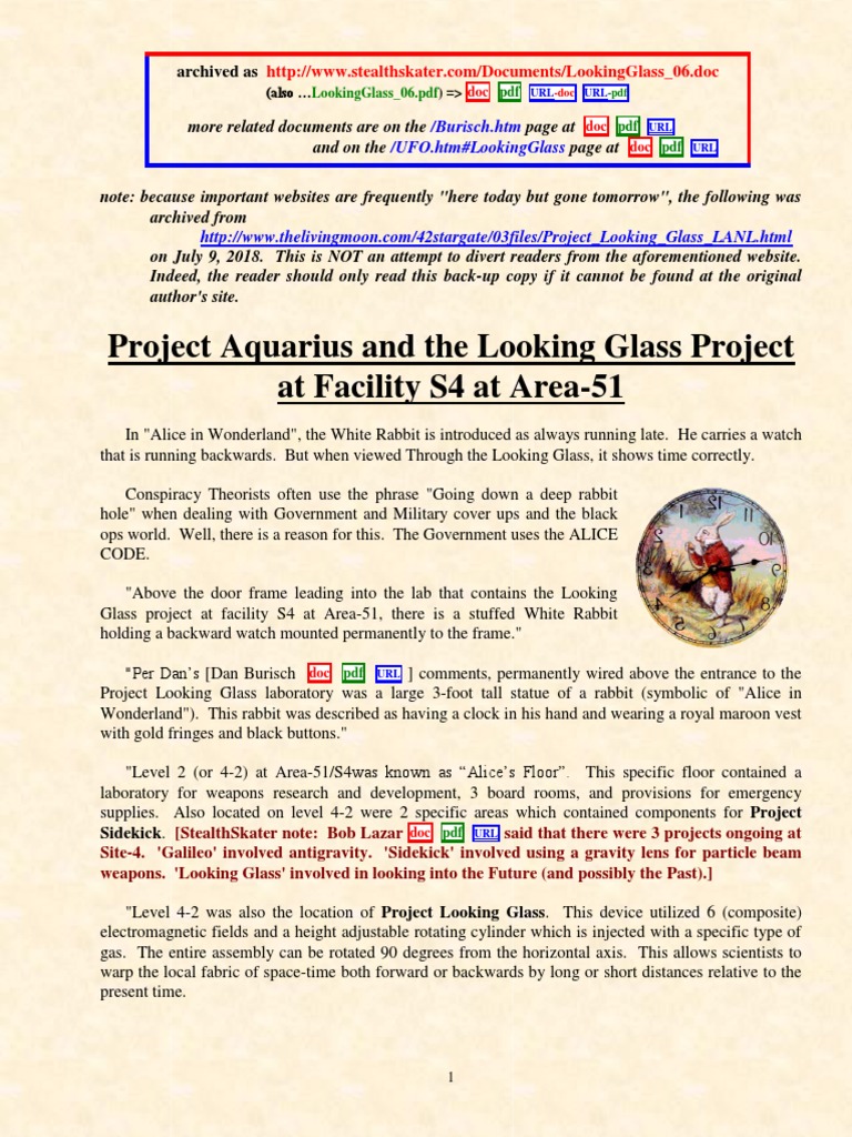 Looking Glass - Full | PDF | Optics | Nonlinear Optics