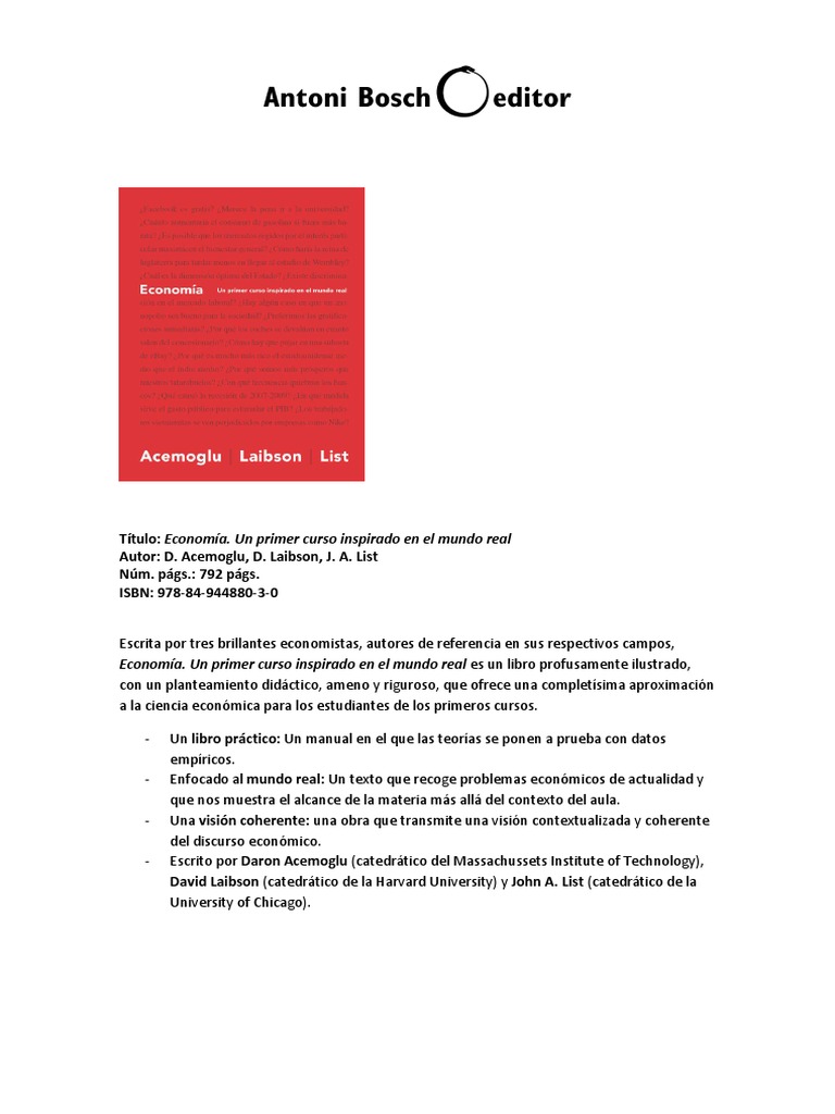 902 Ec-Acemoglu Dossier | PDF | Science