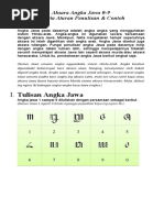 Tabel Sengkalan dan Watak Angka | PDF