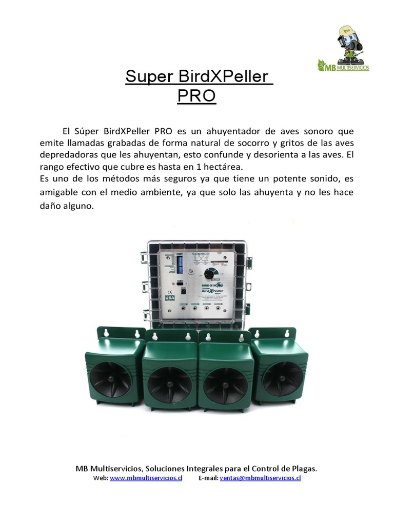 Super BirdXPeller PRO | PDF | Altoparlante | Electrónica