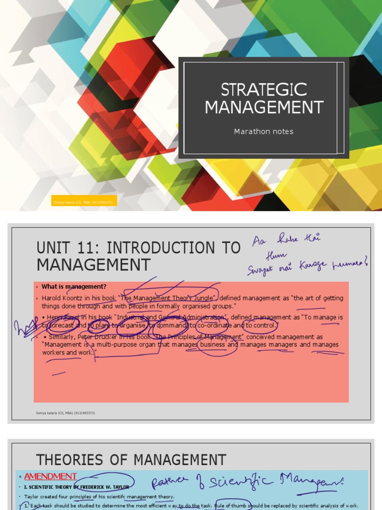 Strategic Management | PDF | Strategic Management | Swot Analysis